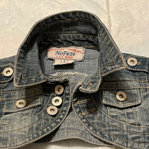 No Fuze | Jackets & Coats | No Fuze Adorable Little Girls Jean Bolero ...